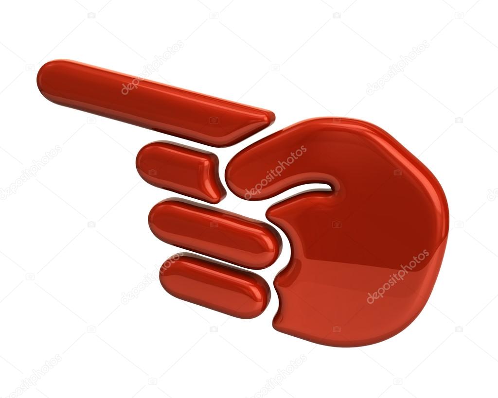 Pointer hand icon Stock Photo by ©valdum 73191079