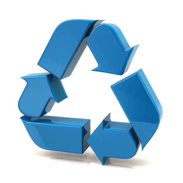 Blue recycle symbol Stock Photos, Royalty Free Blue recycle symbol ...