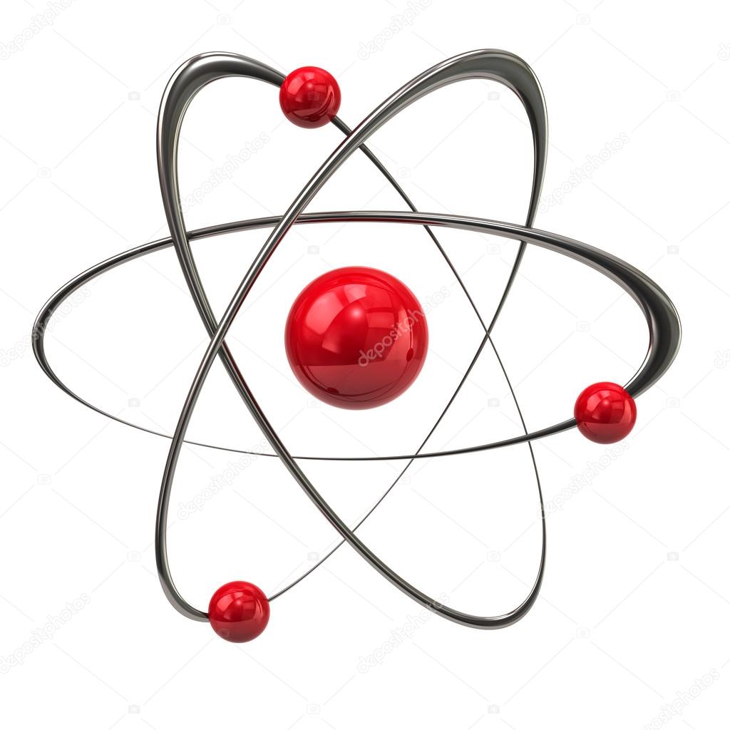 Atom, science icon — Stock Photo © valdum #86978110