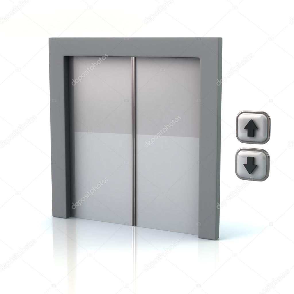 Modern elevator with buttons — Stock Photo © valdum #97004058