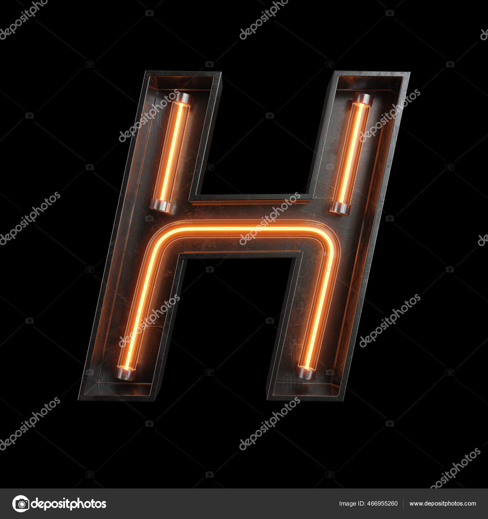 Neon Light Alphabet Clipping Path Illustration — Stock Photo ...