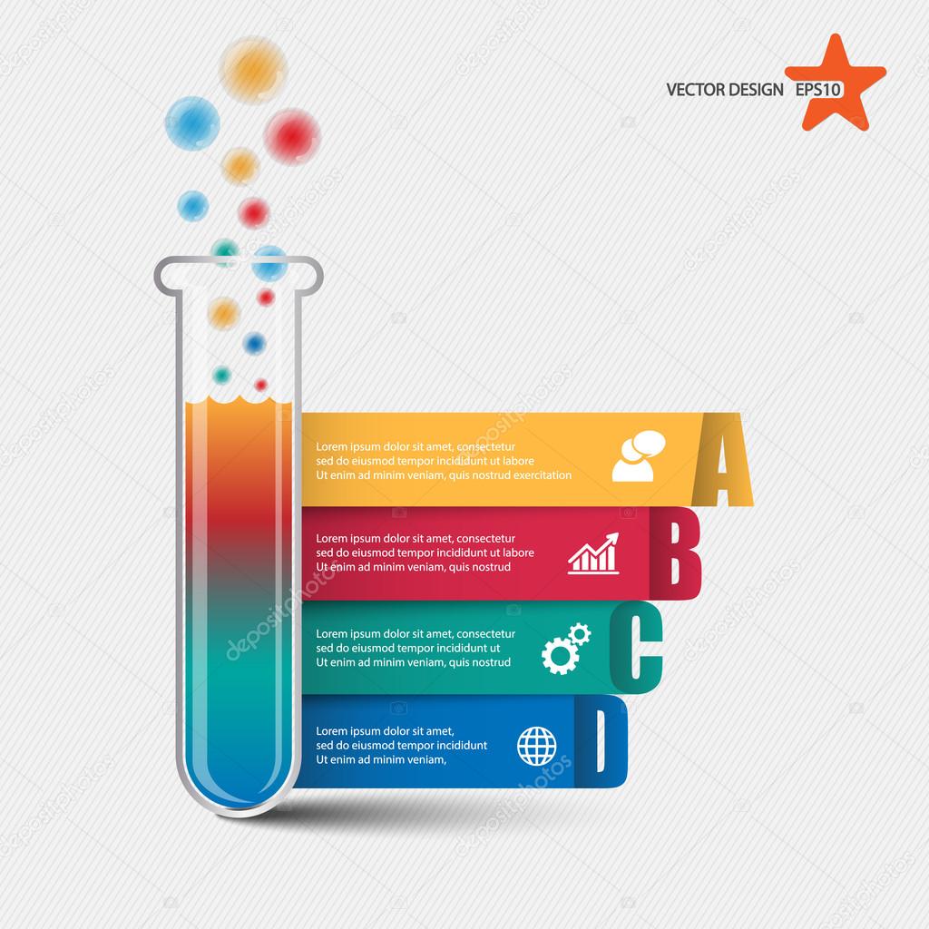 Tube infographic ,vector Stock Vector Image by ©sarawuth702 #52884673