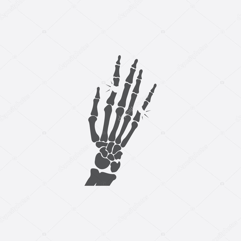 Icono de mano rota de ilustración vectorial para web y móvil Vector de ...