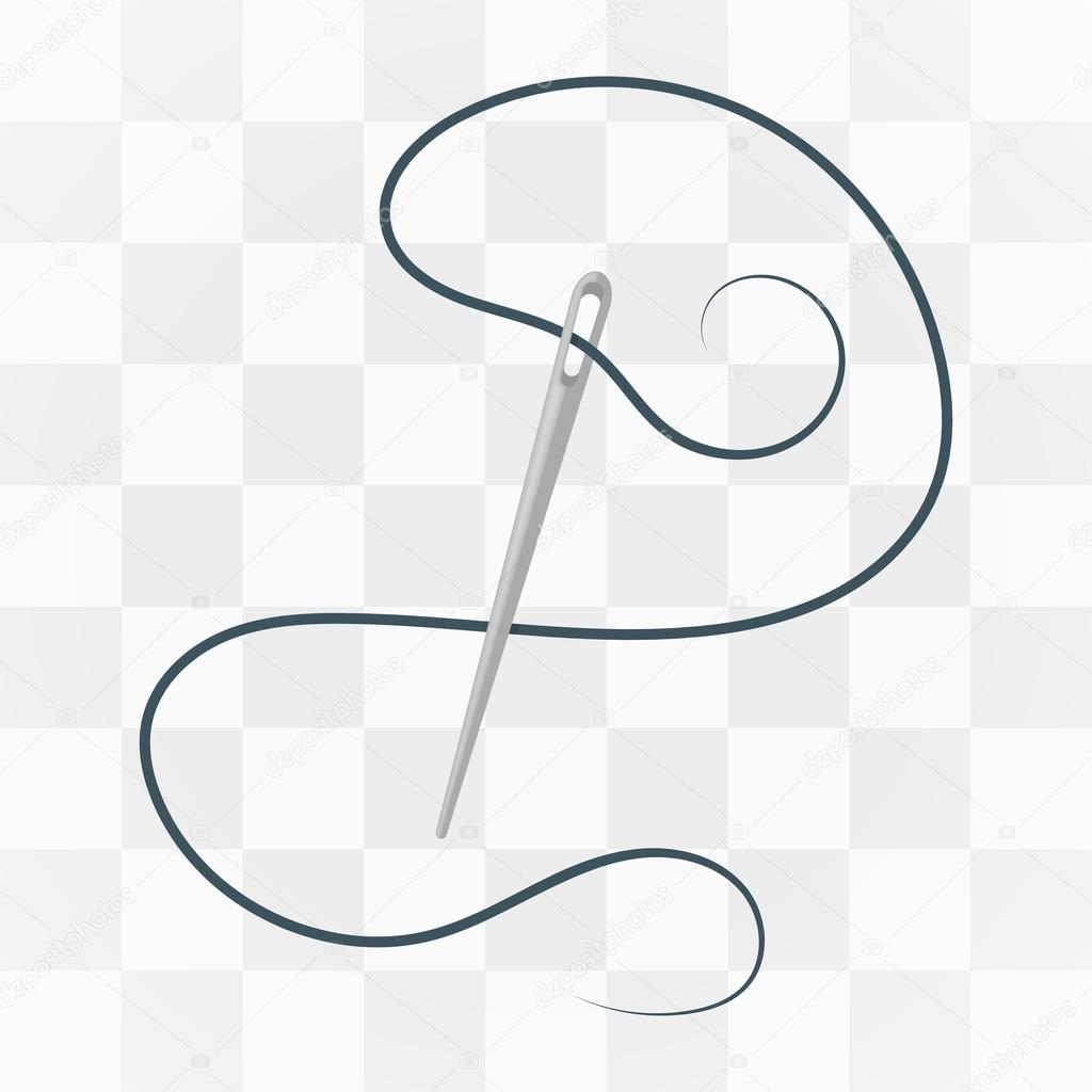 Icono de aguja estilo de dibujos animados. Un icono de una gran ...