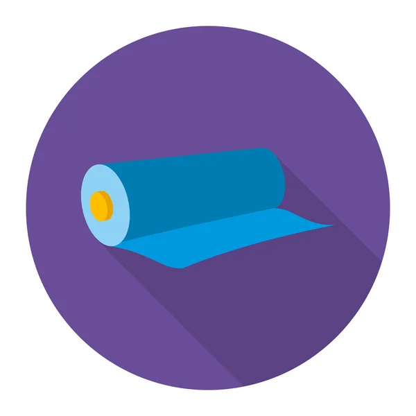 Textile roll icon cartoon style. One icon of a large tailoring ...