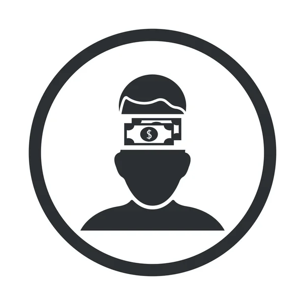 Icono de rehén en estilo de dibujos animados aislado sobre fondo blanco ...