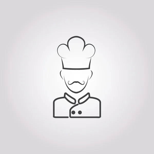 Cook icon on white background Stock Vector by ©PandaVector 92399960