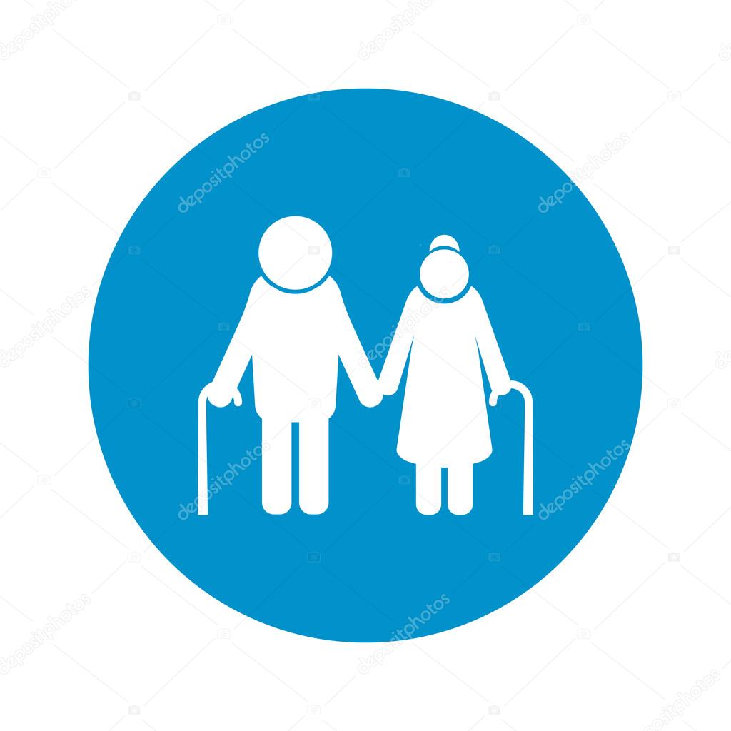 Elders icon on white background — Stock Vector © PandaVector #92393016