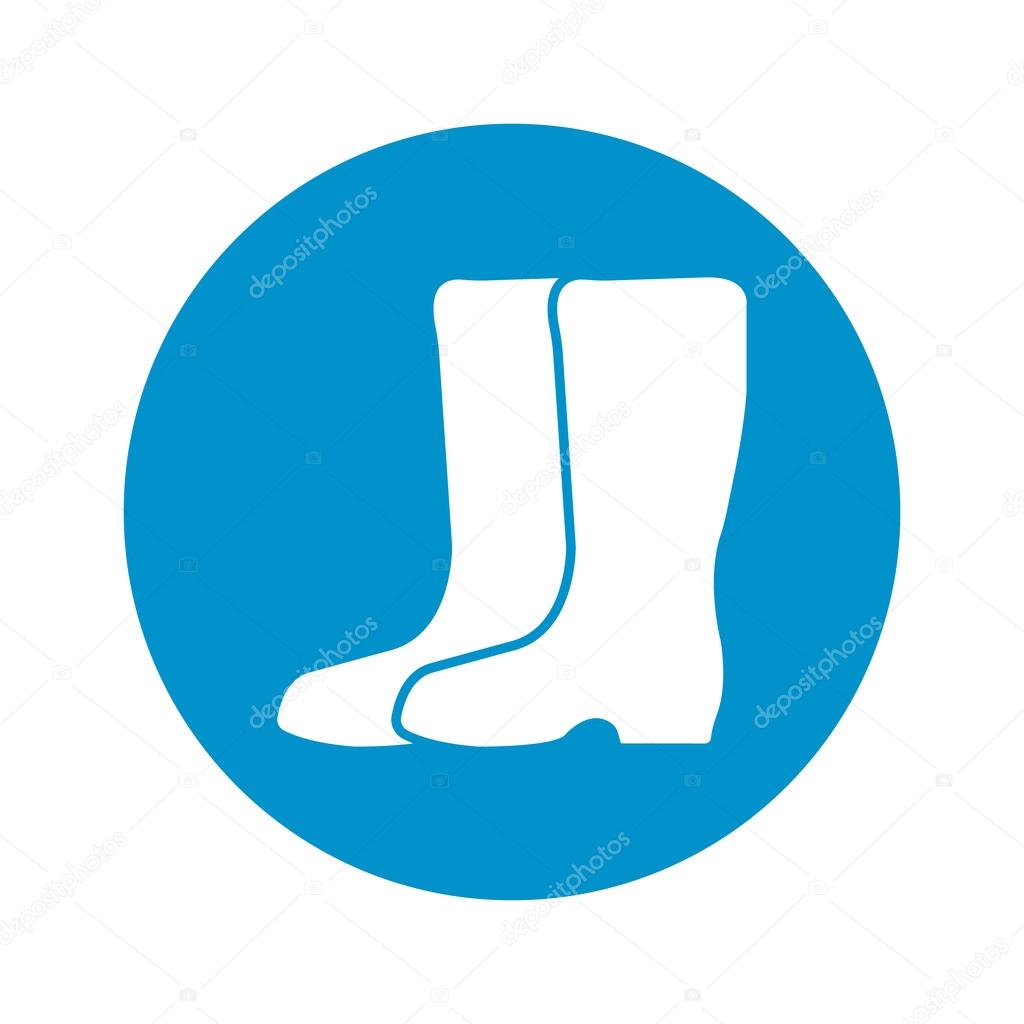 Gumboots icon on white background Stock Vector Image by ©PandaVector ...
