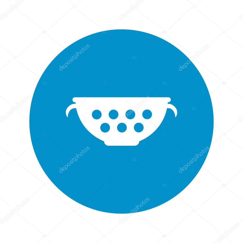 Sieve icon on white background Stock Vector Image by ©PandaVector #92397852