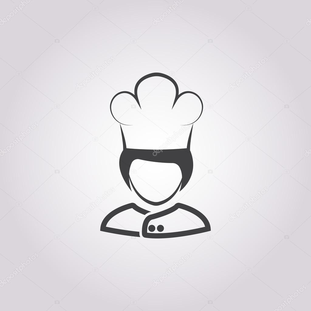 Cook icon on white background Stock Vector by ©PandaVector 92399960