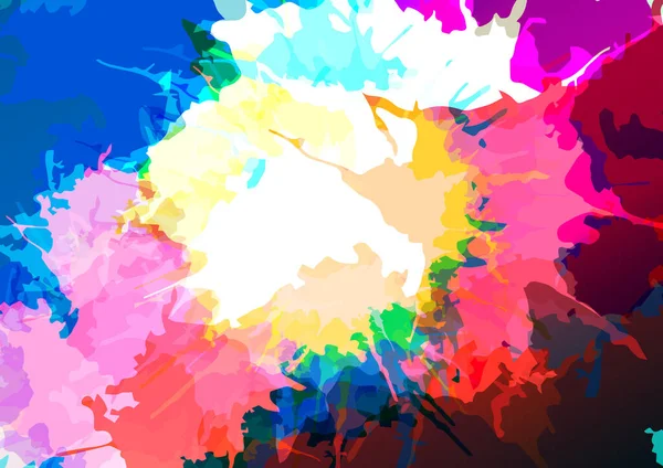 Multi Colored splatter background. illustration vector design Stock ...