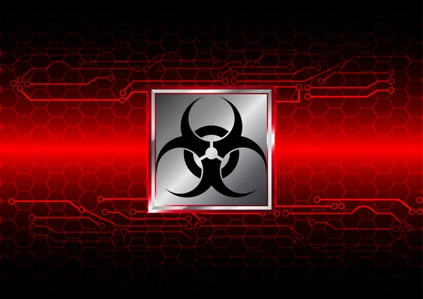 Biohazard symbol with blood splash. illustration vector Stock Vector by ...