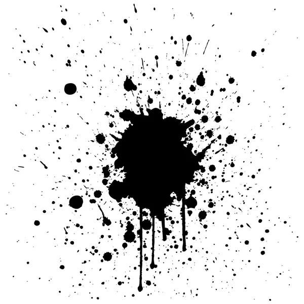 Vector splatter black color background. vector design Stock Vector ...