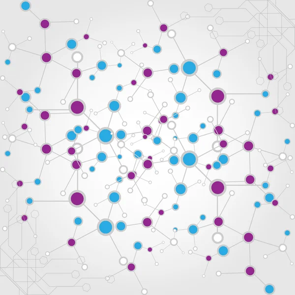 Technology Or Science Abstract Background Size A4 — Stock Vector © Teleseven 129476634