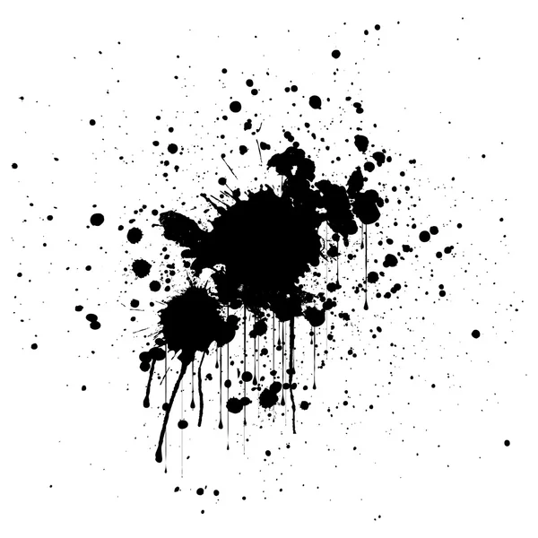 Vector splatter black color background. vector design Stock Vector ...