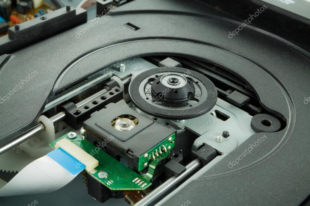 Inside cd player with senser and chipset — Stock Photo © blackzheep ...