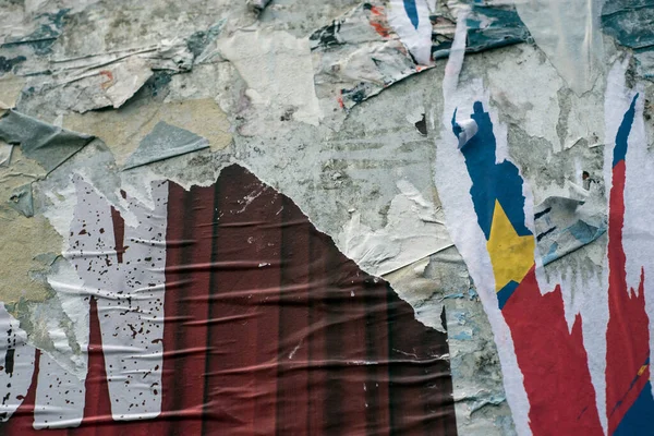 Outdoor with torn posters Stock Photos, Royalty Free Outdoor with torn ...