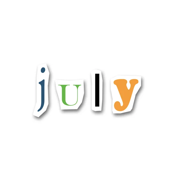 July word clip art Stock Photos, Royalty Free July word clip art Images ...