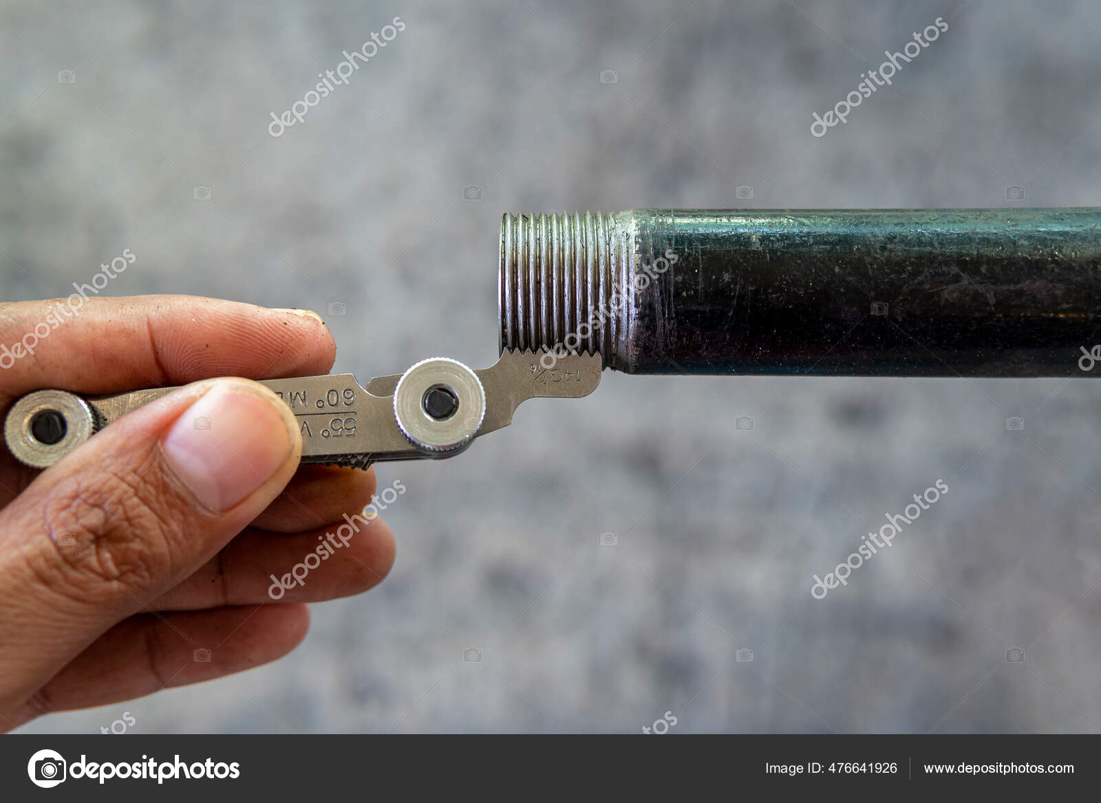 Measurement Pipe Threads Thread Pitch Gauge Screw Pitch Gauge — Stock ...