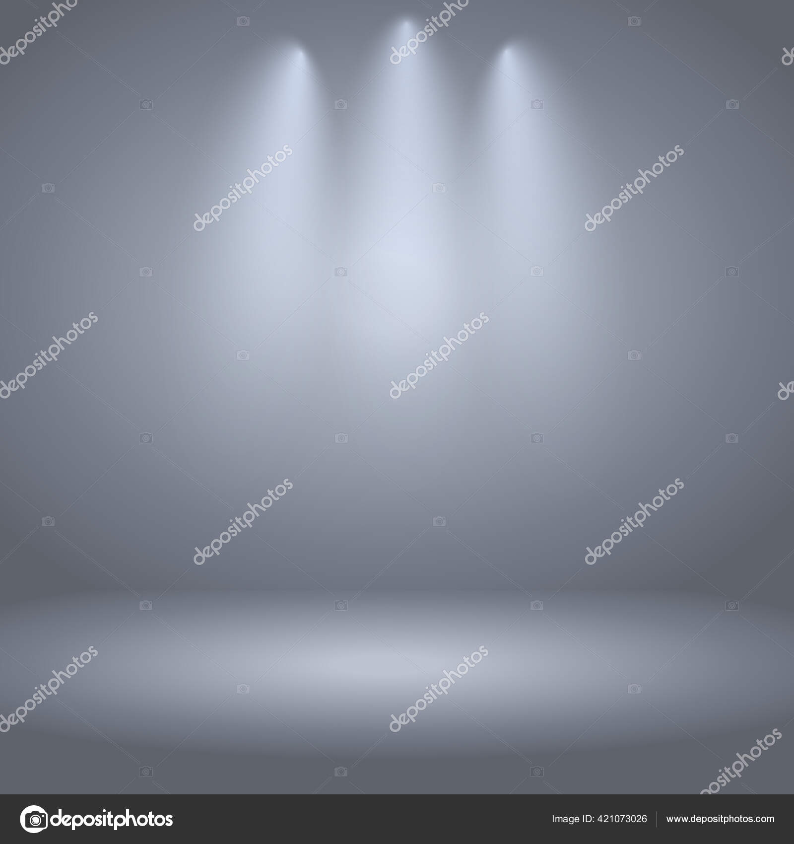 White Gray Panoramic Studio Background White Glow Stock Vector by ...