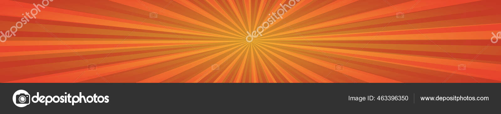 Abstract Image Orange Rays Sun Red Background Vector Illustration Stock ...