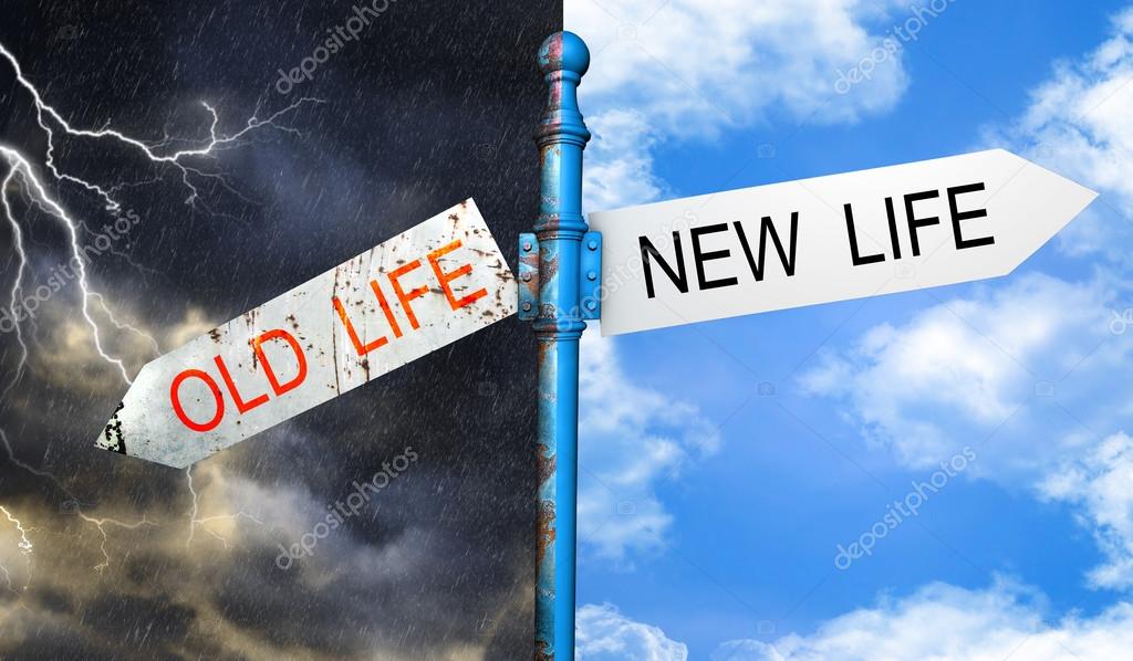 Old life, new life concept Stock Photo by ©ralwel 53441303