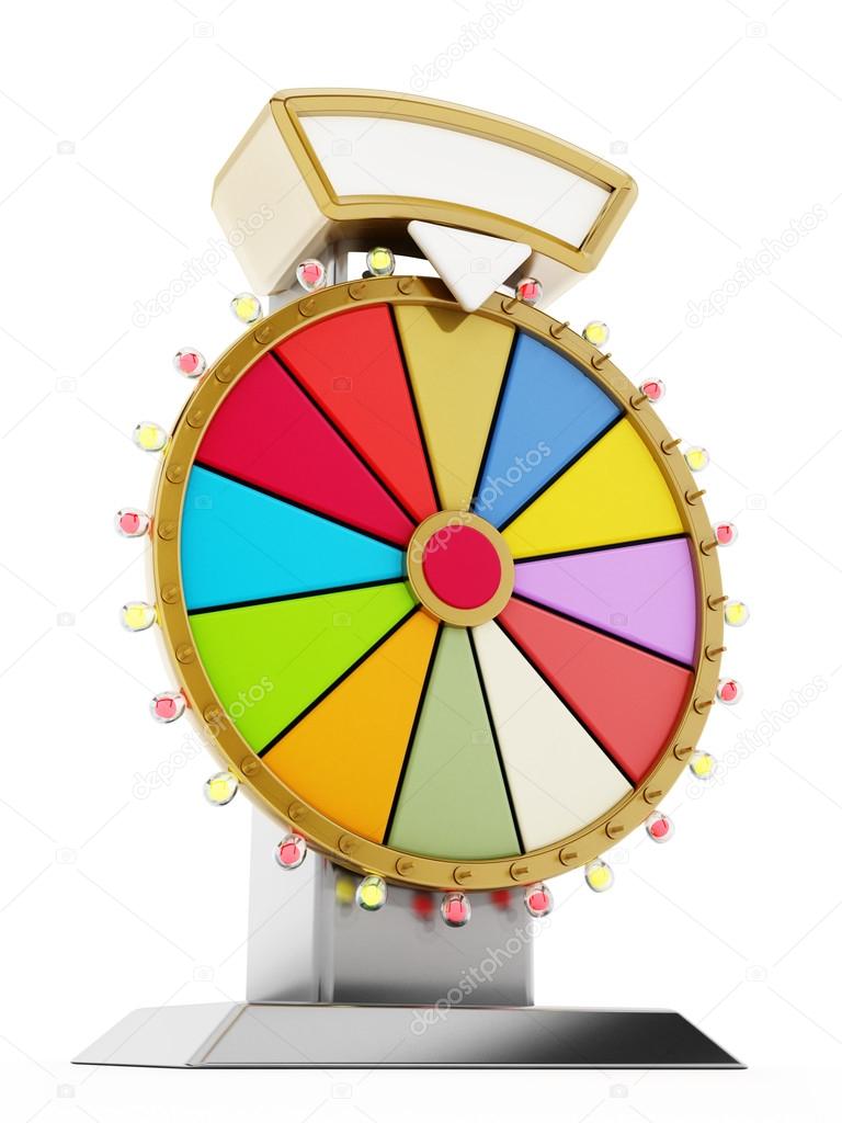 Wheel of fortune. 3D illustration Stock Illustration by ©destinacigdem ...