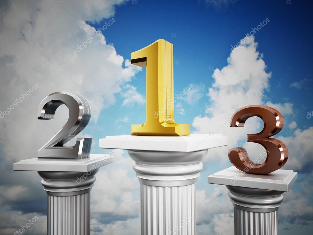 First, second and third places Stock Photo by ©destinacigdem 53294037