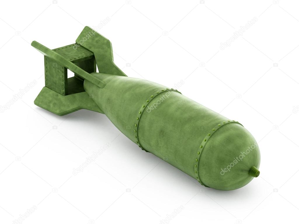 Old green bomb — Stock Photo © destinacigdem #88263328