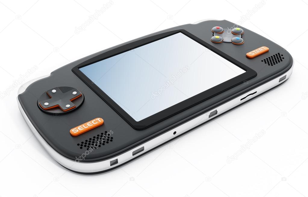 Retro handheld video game device Stock Photo by ©destinacigdem 96078160