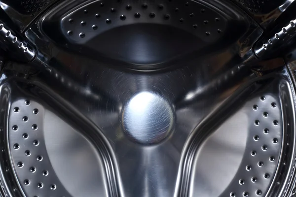 Closeup image of washing machine, abstract metallic texture - Stock ...