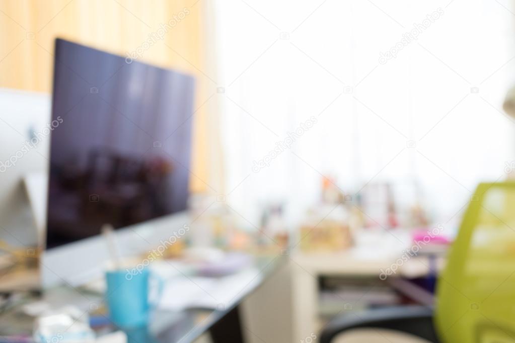 Blurred Computer Background
