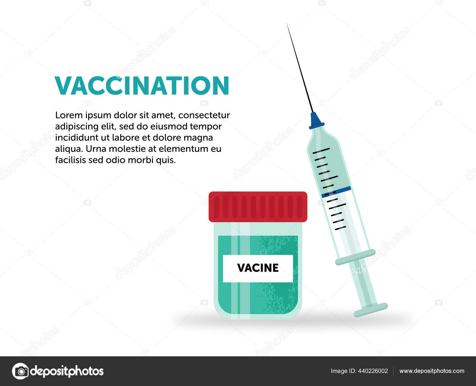 Vaccine Vector Background Vaccination Concept Banners Templates Can Use ...
