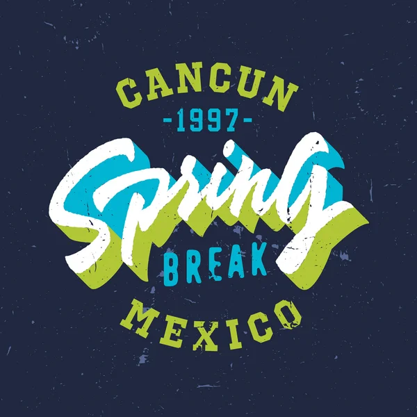 Spring break vintage T-shirt graphics Stock Vector Image by ...
