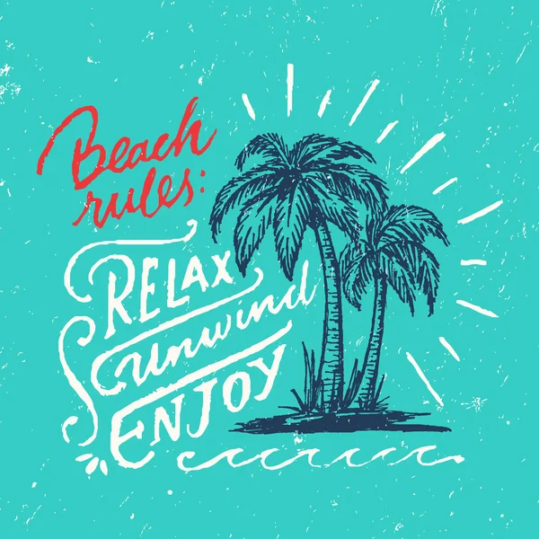 Beach rules Vector Art Stock Images | Depositphotos