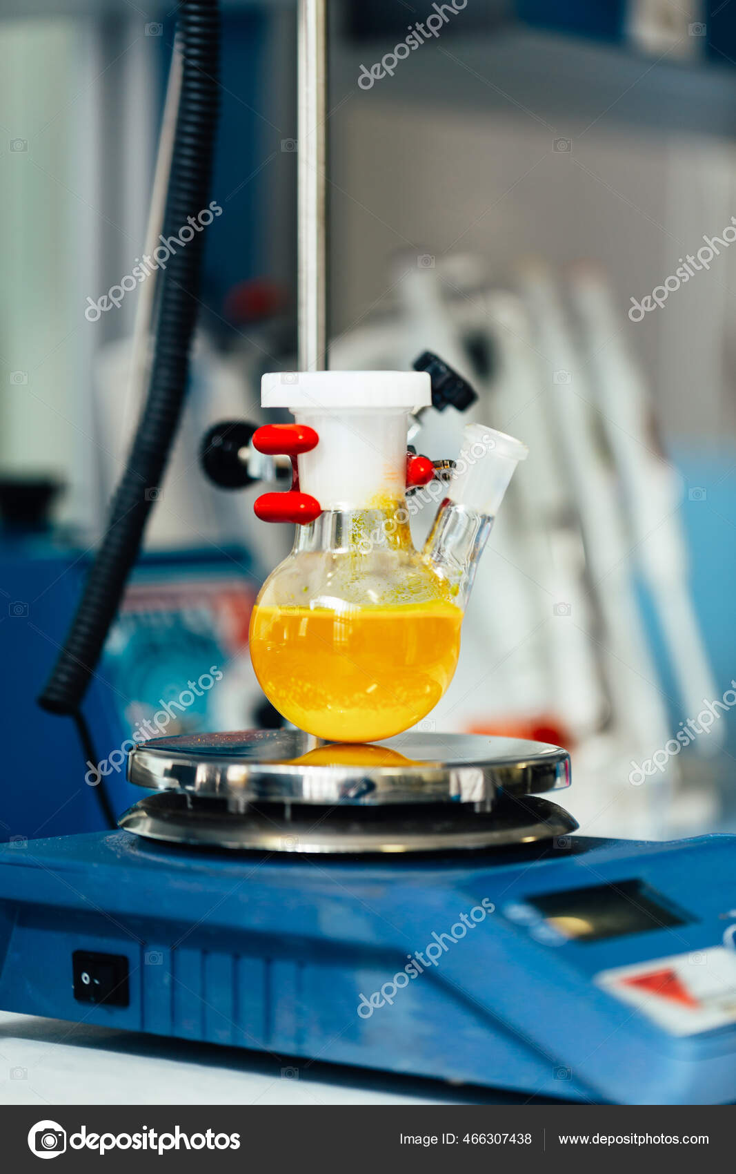 Magnetic Stirrer Flask Laboratory Glassware Bottom Chemical Laboratory ...