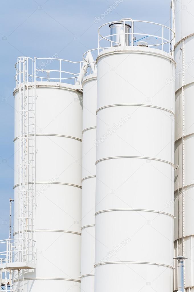 White silos Stock Photo by ©scalatore959 76040899