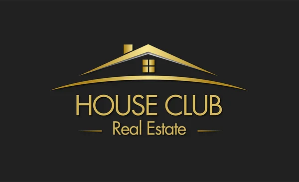 House Club Real Estate Logo - Stock Image - Everypixel