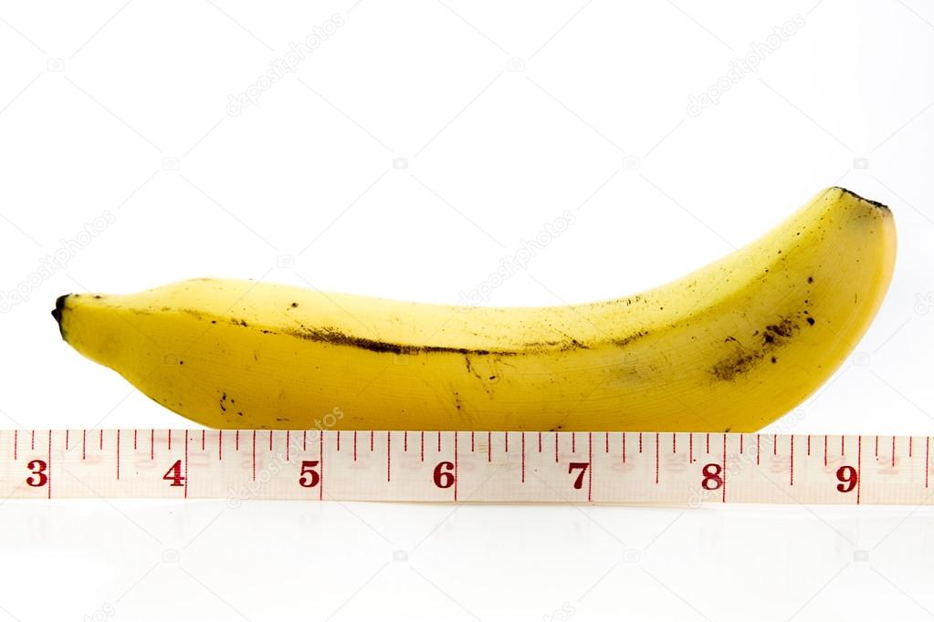 Large banana and measuring tape Stock Photo by ©tumlam 55187821