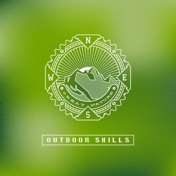 Outdoor label template Stock Vector Image by ©jazzzzzvector #103076046