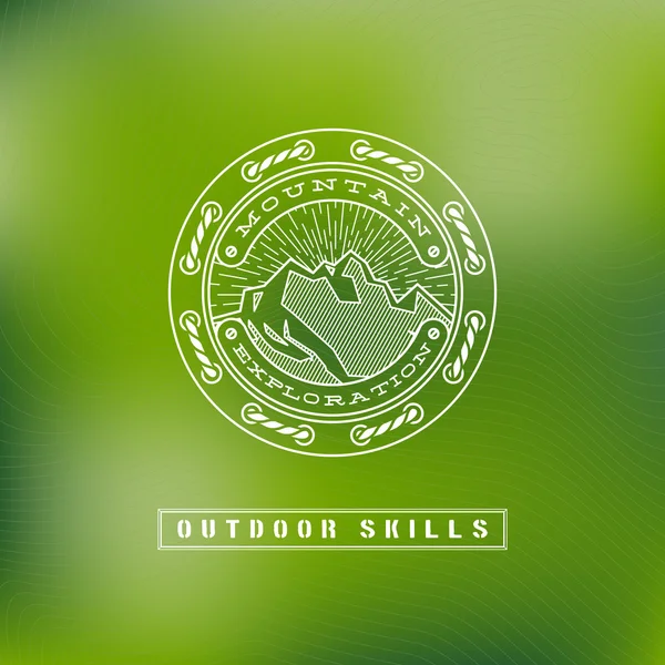 Outdoor label template Stock Vector Image by ©jazzzzzvector #103076046