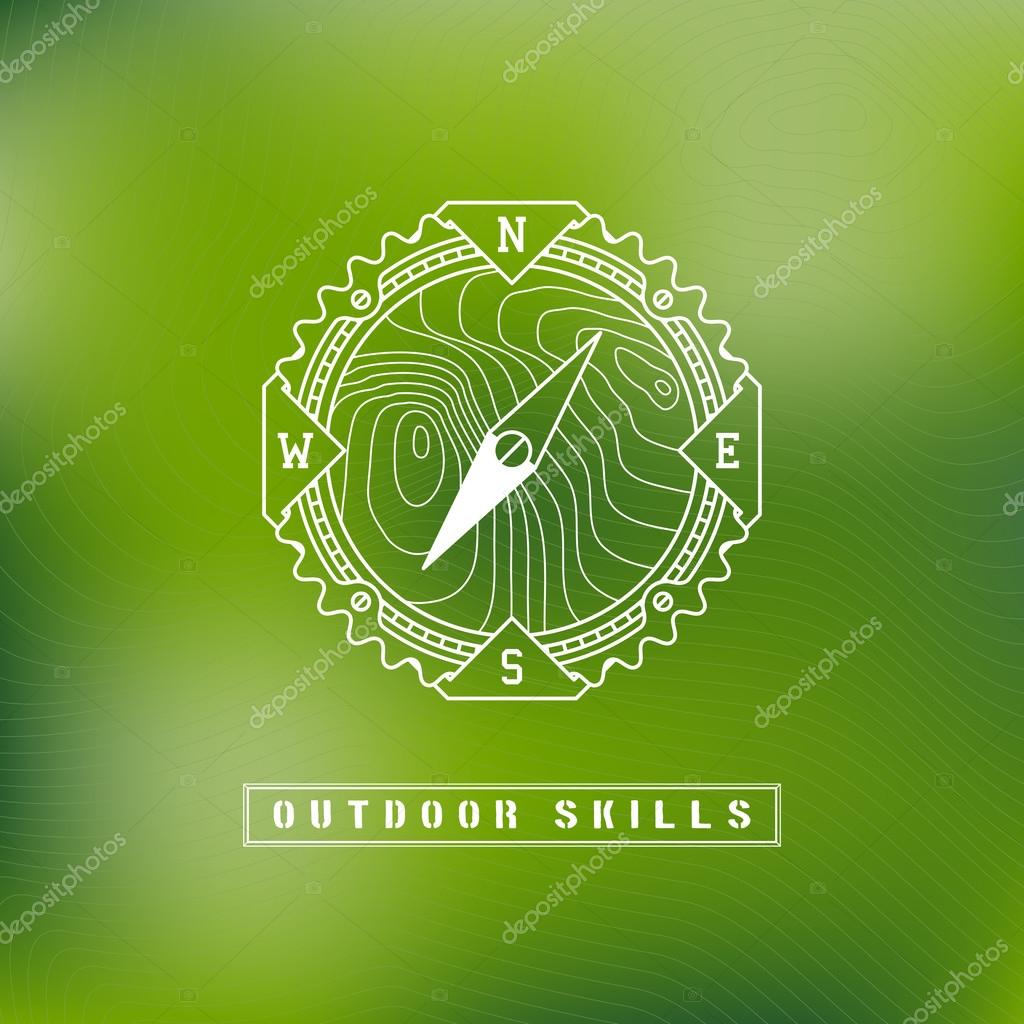 Outdoor label template Stock Vector Image by ©jazzzzzvector #103076046