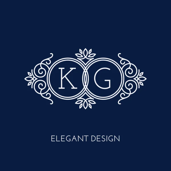 Initial Monogram Design