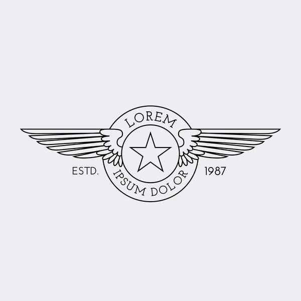 Logo in outline style — Stock Vector © jazzzzzvector #69471165