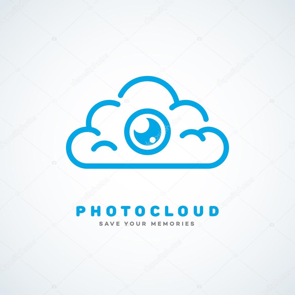 Photo cloud logo Stock Vector by ©jazzzzzvector 98462444