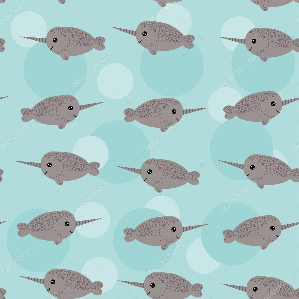 Cute Narwhal Wallpaper