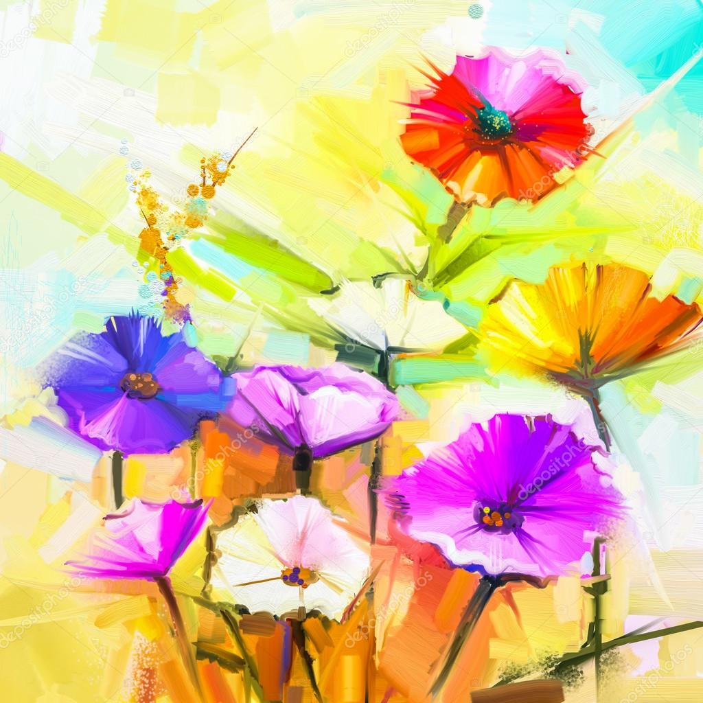 Spring Flowers Painting