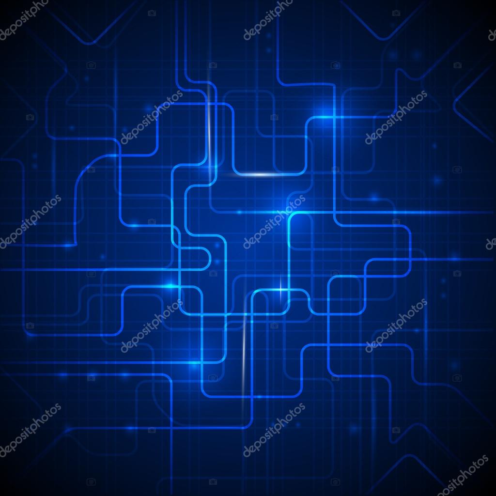 Vector ilustraci n azul abstracto tecnolog a fondo 2024