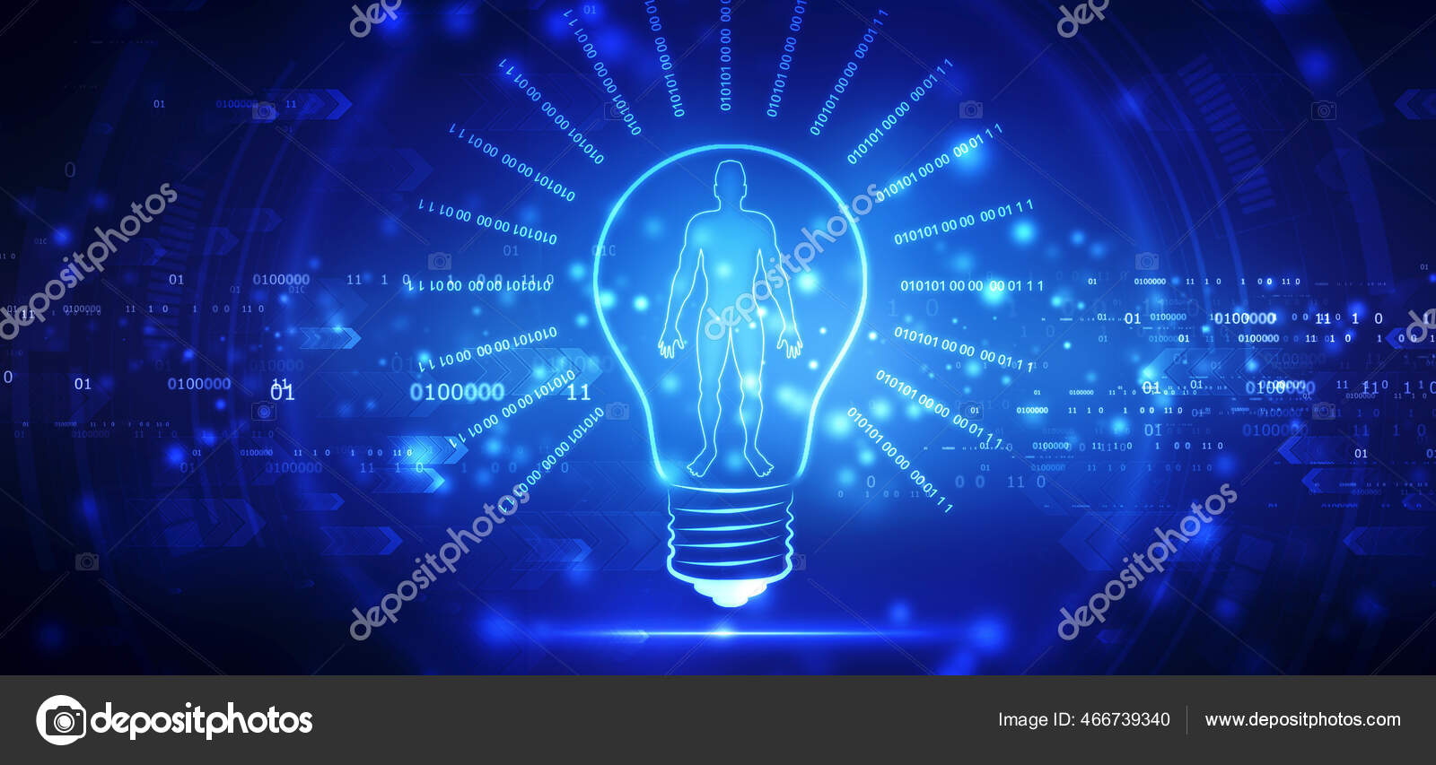 Bulb Illustration Technology Background Future Technology Innovation ...